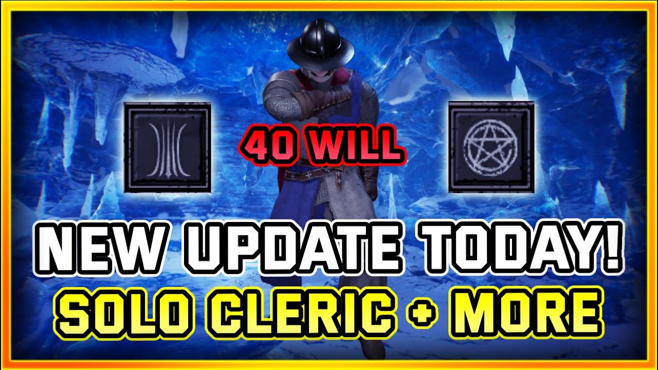 New Update today! My New favorite Cleric Build 40+ Will | Dark and ...