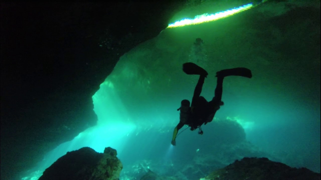 Mexico Vacation day 9 - Cave Diving Cenotes Kin-Ha - YouTube