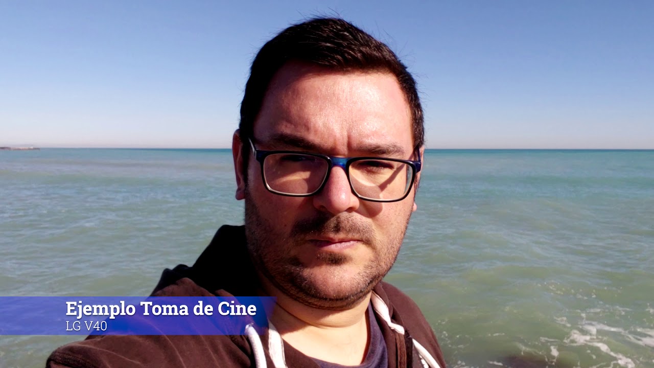 Ejemplo Toma Cine con LG V40 - YouTube
