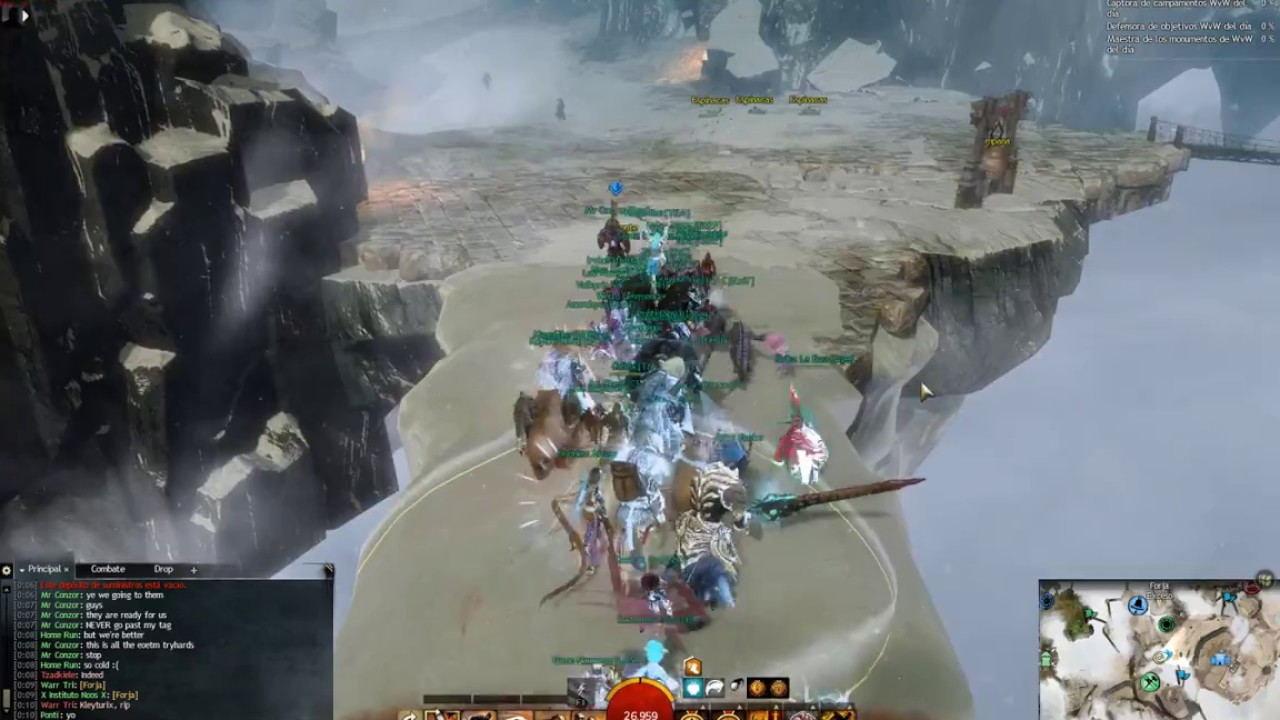 Guild Wars 2 WvW Batalla en el Borde de la niebla/Edge of the mist ...