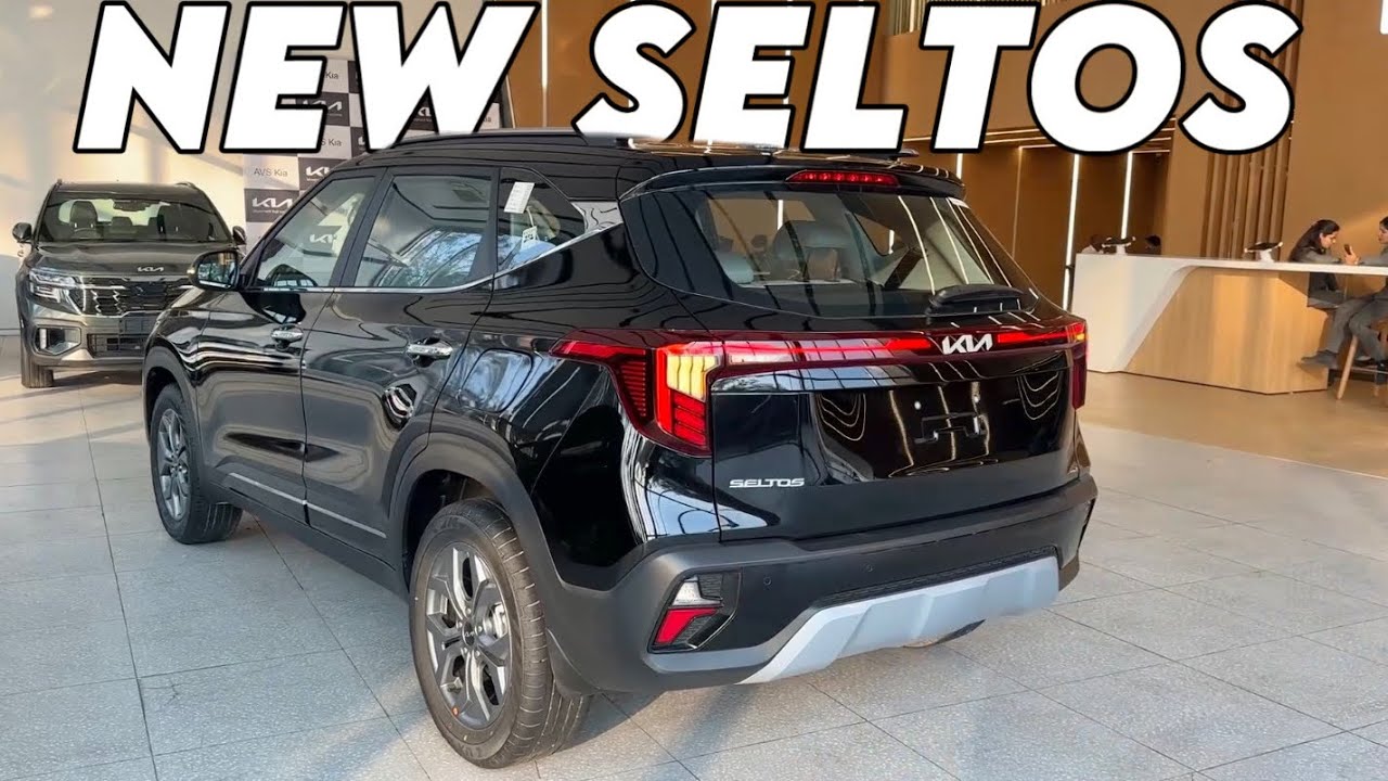 KIA SELTOS 2024 New Model Black Colour || SELTOS 2024 Updated Model ...