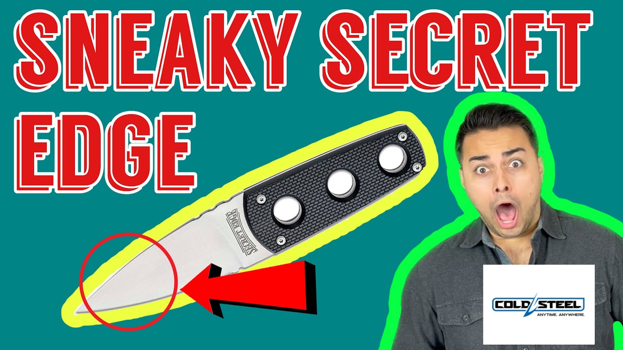 SHOCKINGLY SECRET EDGE FOR SNEAKY EDC? Cold Steel Secret Edge Review ...