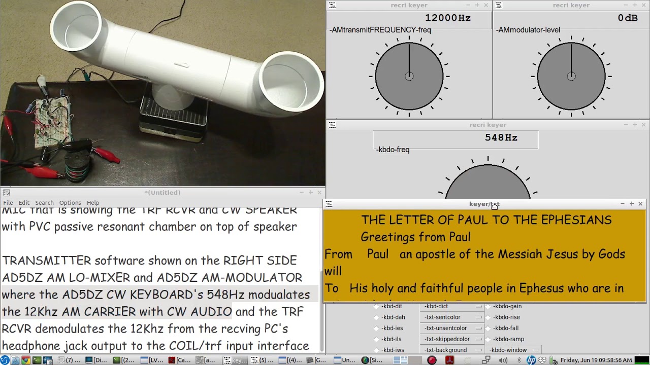 VLF TRF receiver using HI-FI AM detector - picking up an RF over IP 12 ...
