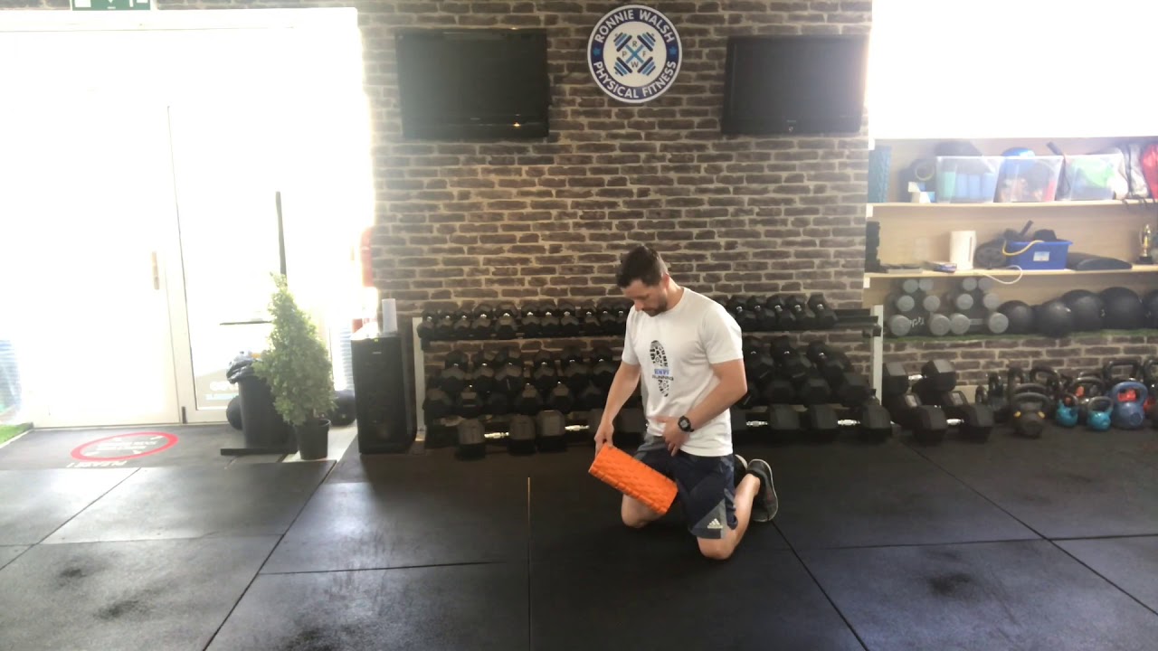 Foam Roll - Inner Thigh - YouTube