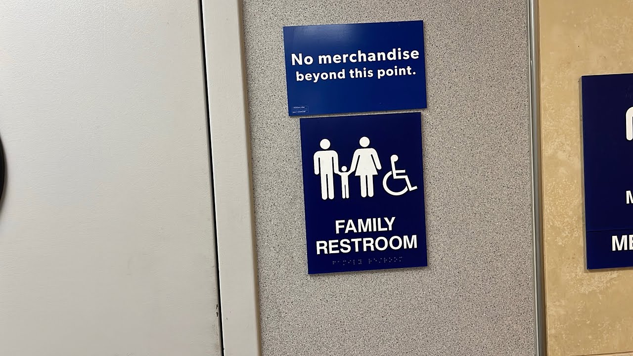 Sam’s Club Family Restroom Revisit - YouTube