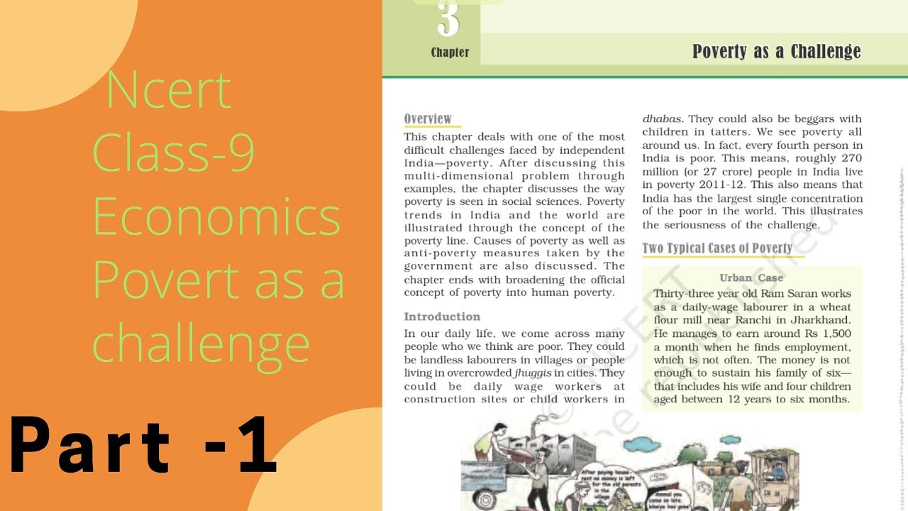 Class IX Economics Ch-3 Poverty as a challenge (part 1) - YouTube