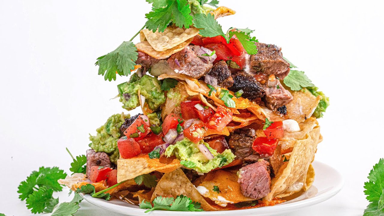 How To Make Tri-Tip Steak Nachos By Chef Tim Hollingsworth - YouTube
