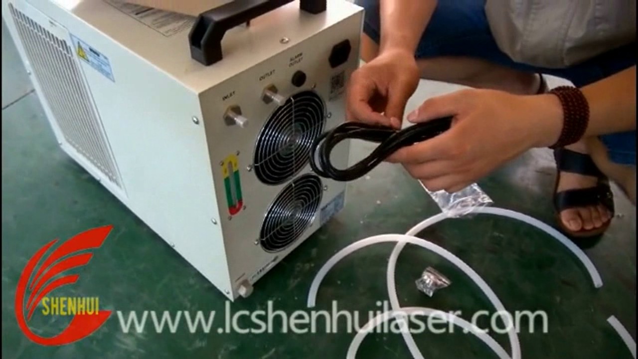 big laser engraving machine spare parts installation - YouTube