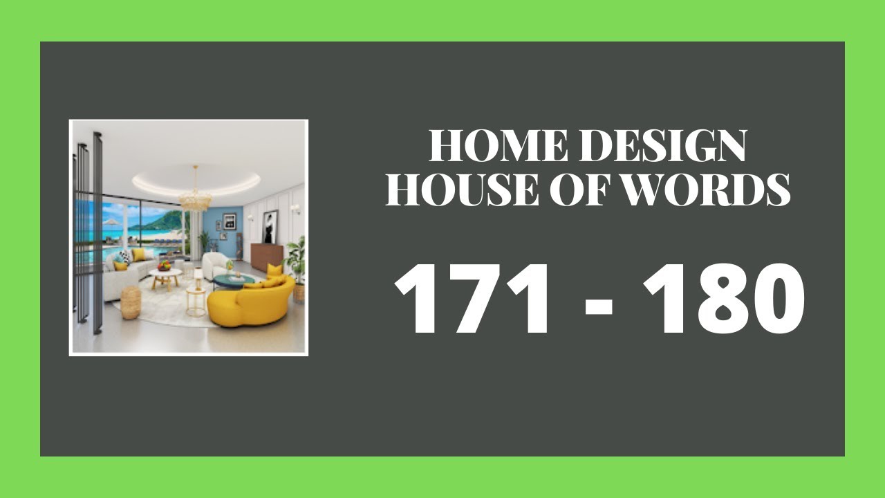 House of Words Level 171 - 180 Answers - YouTube