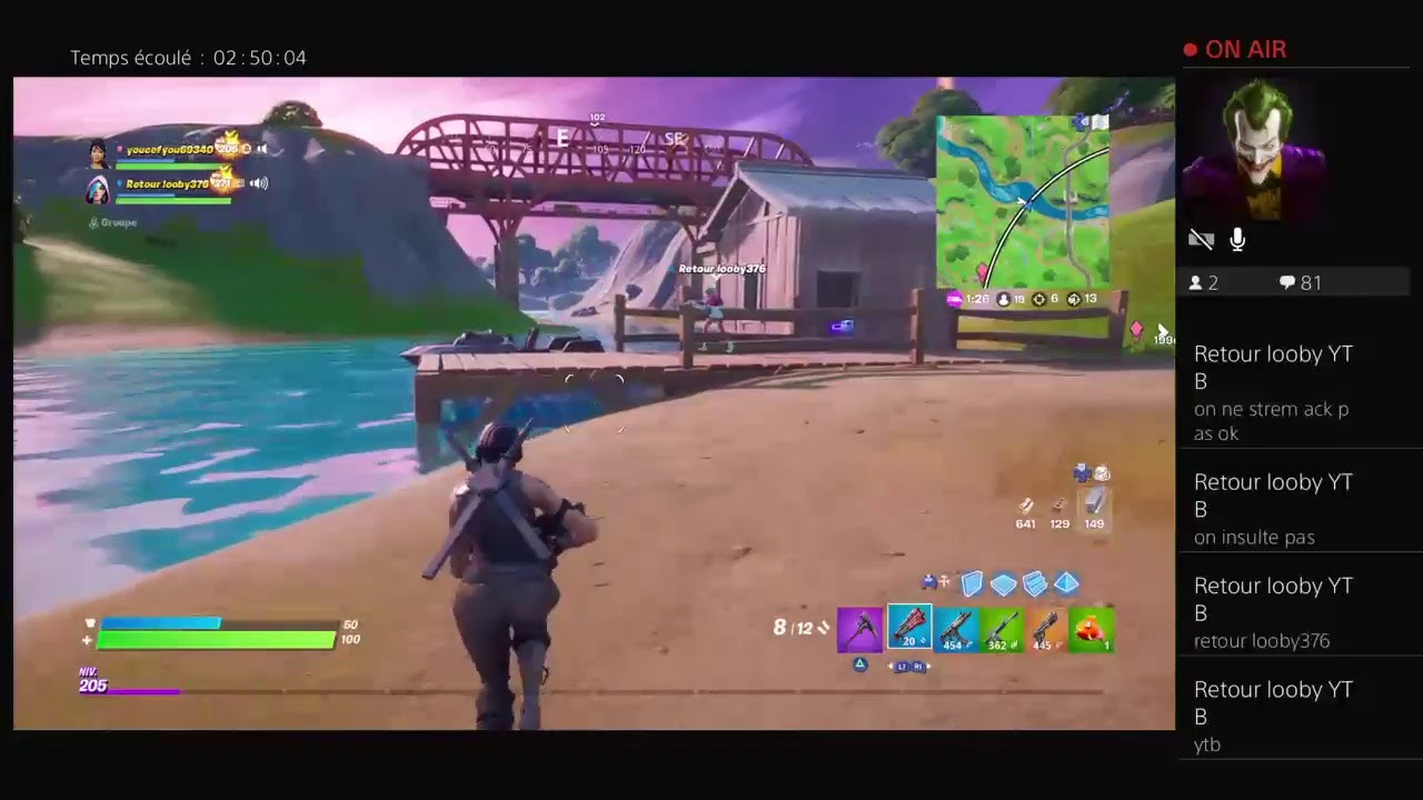 Live fortnite je joue avec vous mode crea Jacques a dit et defiler de ...