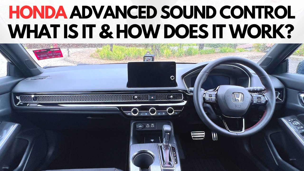 Honda Advanced Sound Control: What Is It & How Does It Work? - YouTube