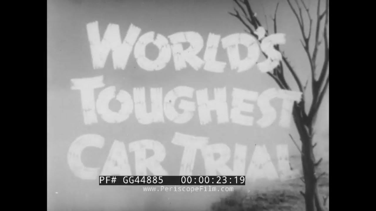 " WORLD'S TOUGHEST CAR TRIAL " 1953 REDEX RELIABILITY TRIAL AUTO RACE ...
