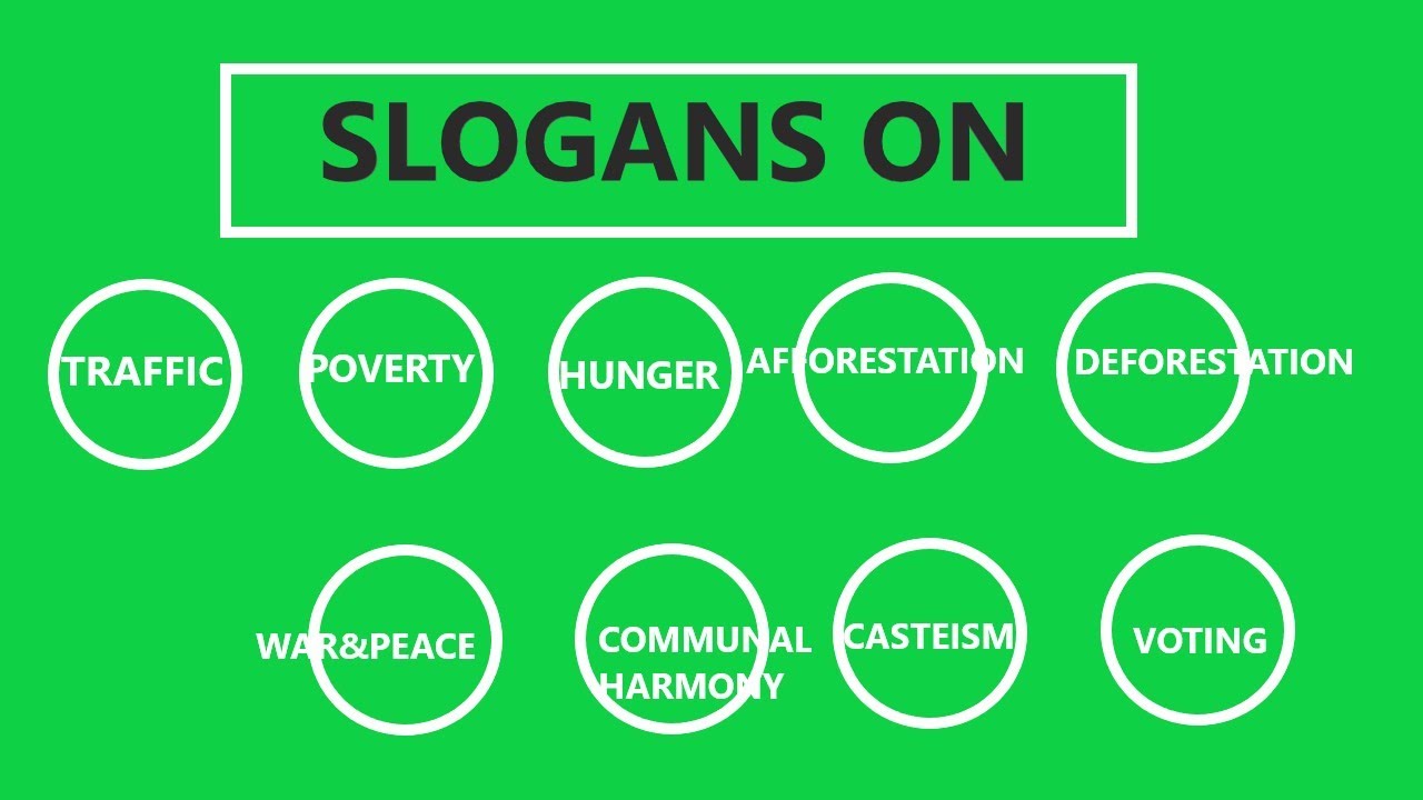 SLOGANS #RHYMING SLOGANS# - YouTube