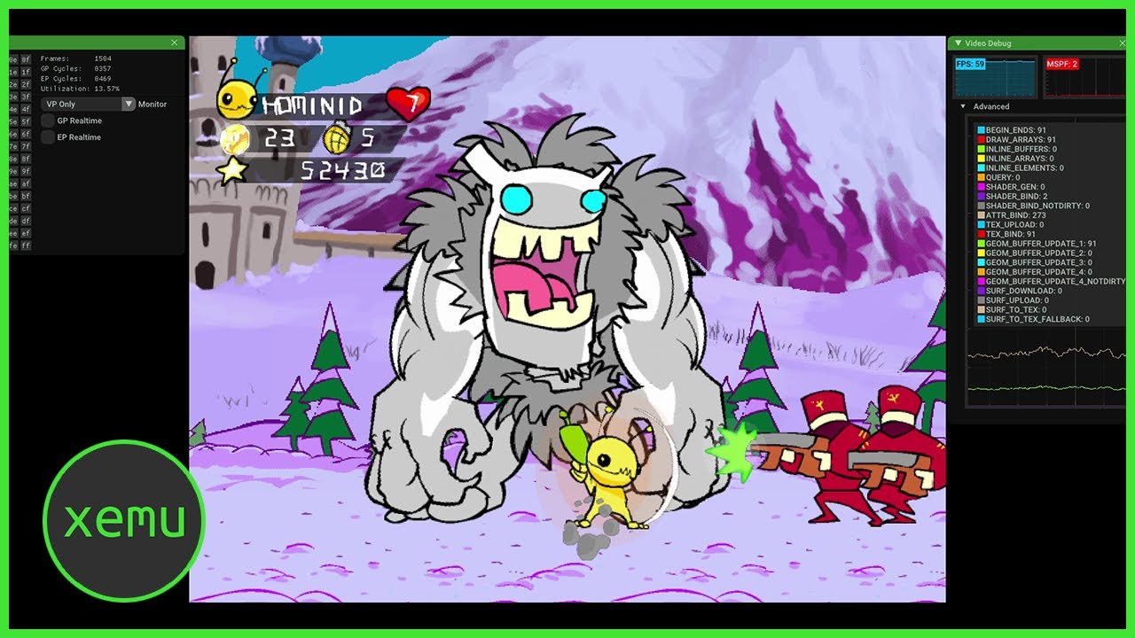 Alien Hominid Levels 2-1 to 2-6 - xemu v0.6.0 - YouTube