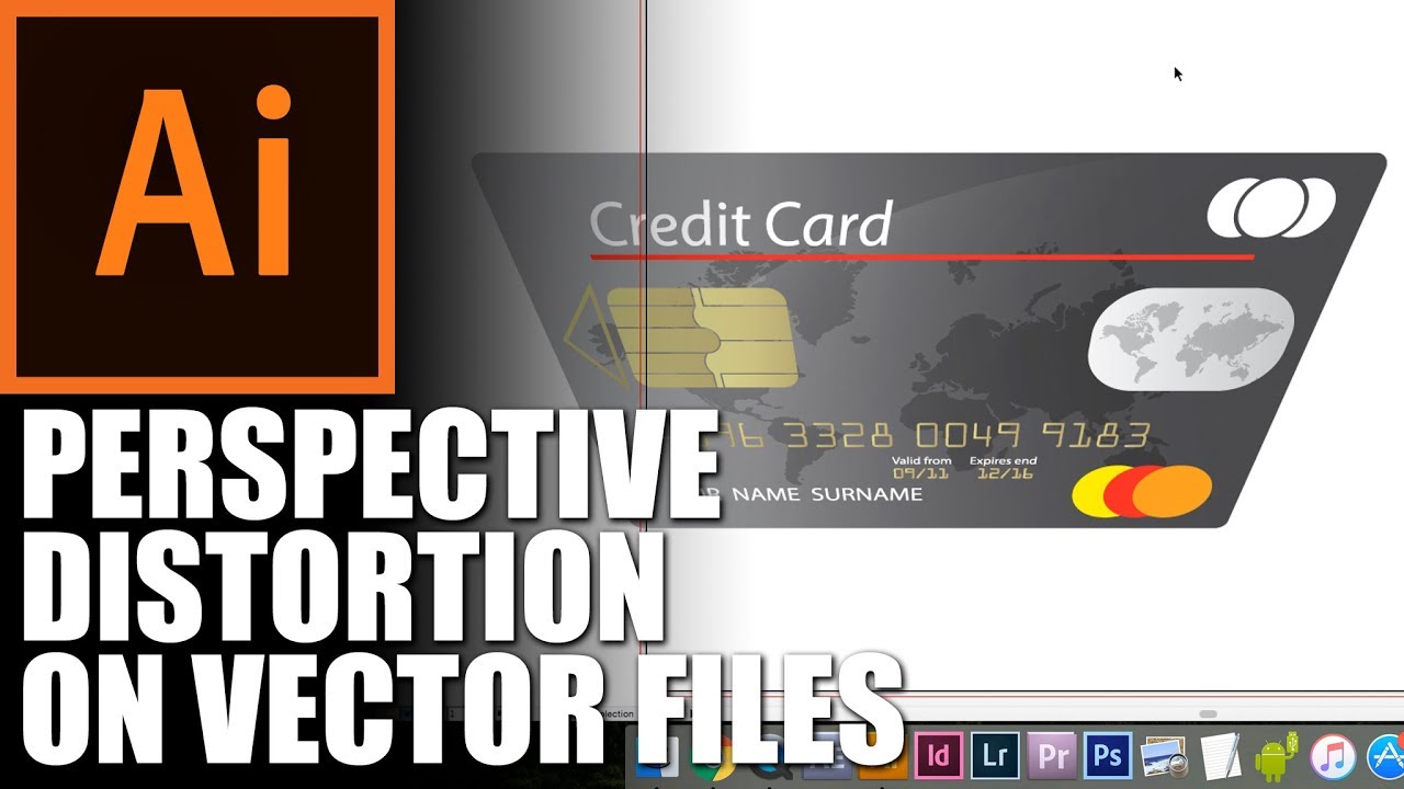 Illustrator: distort perspective - YouTube