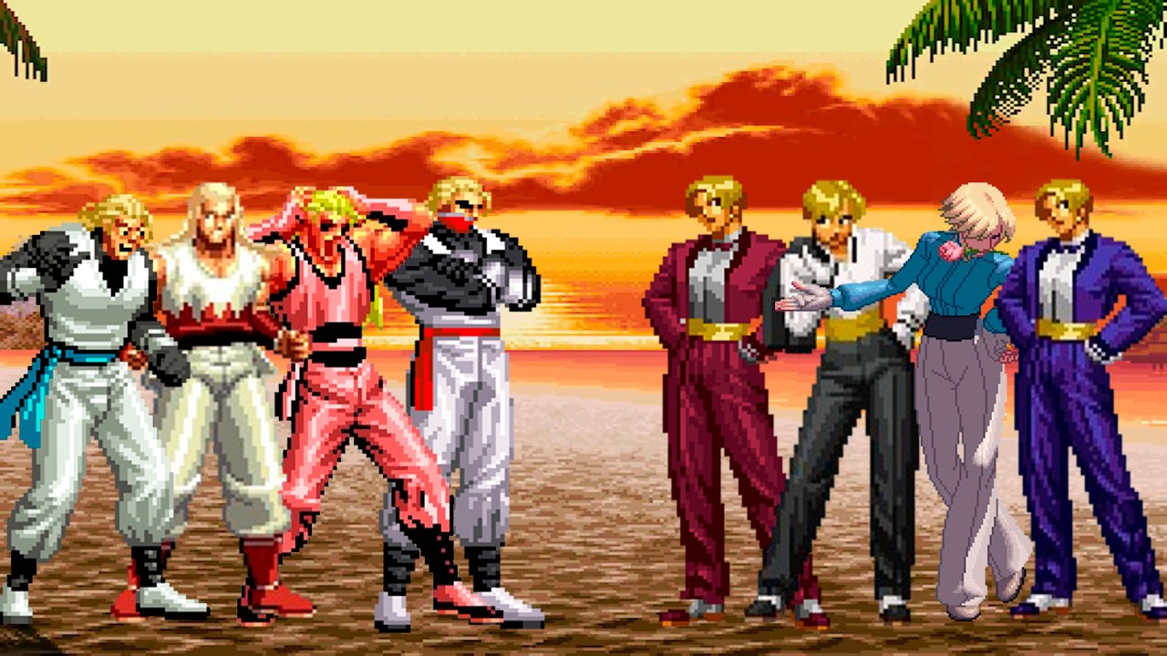 [KOF Mugen] Andy Bogard Team vs King Team - YouTube
