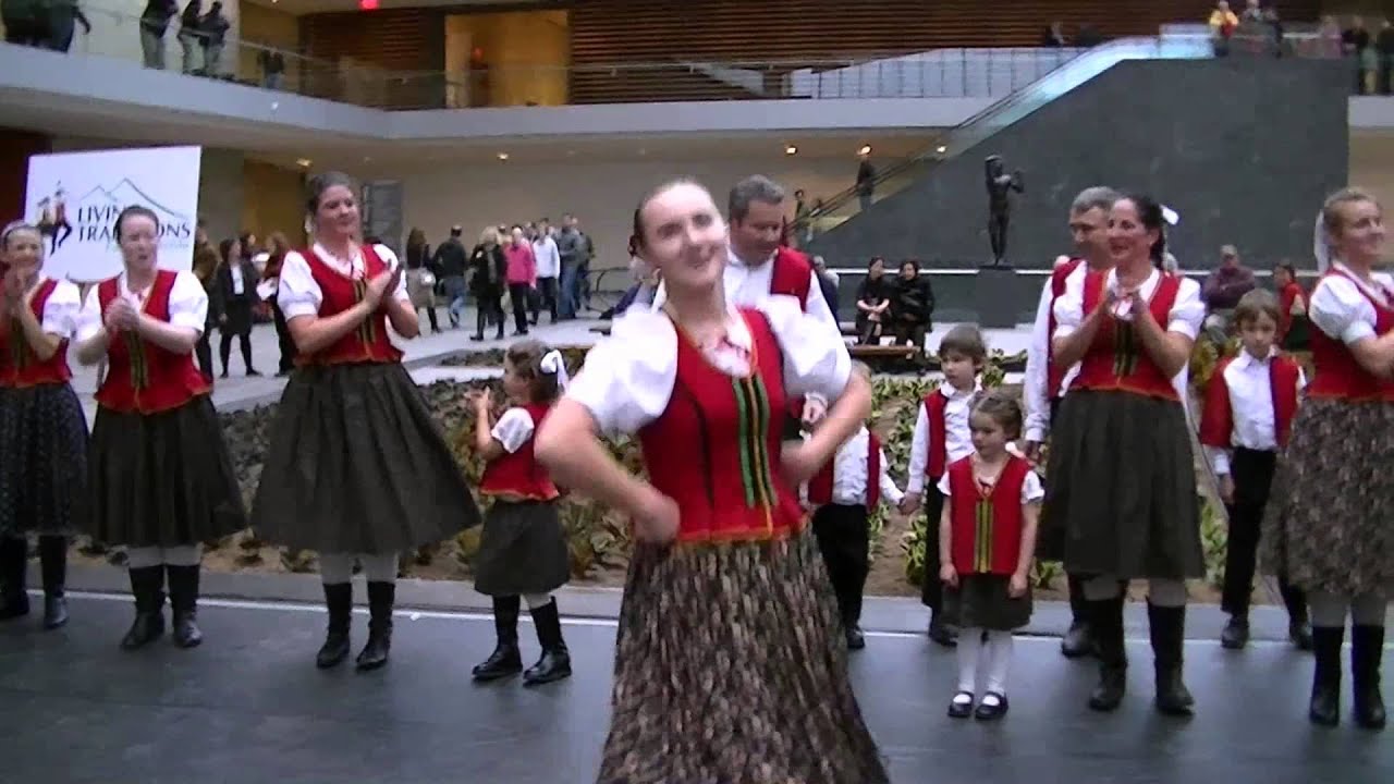 Rusyn Folk Dance from Zemplin, Slovakia - YouTube