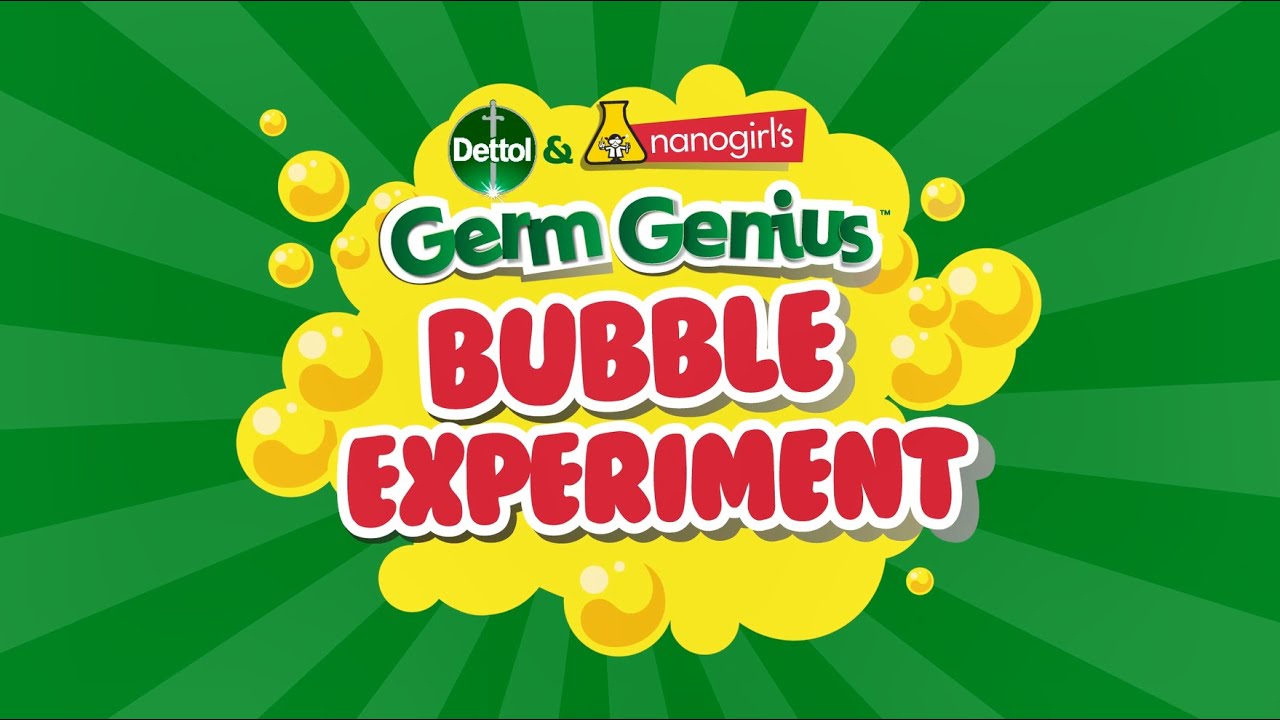 Dettol Germ Genius Big Bubble Experiment- Instructional video - YouTube