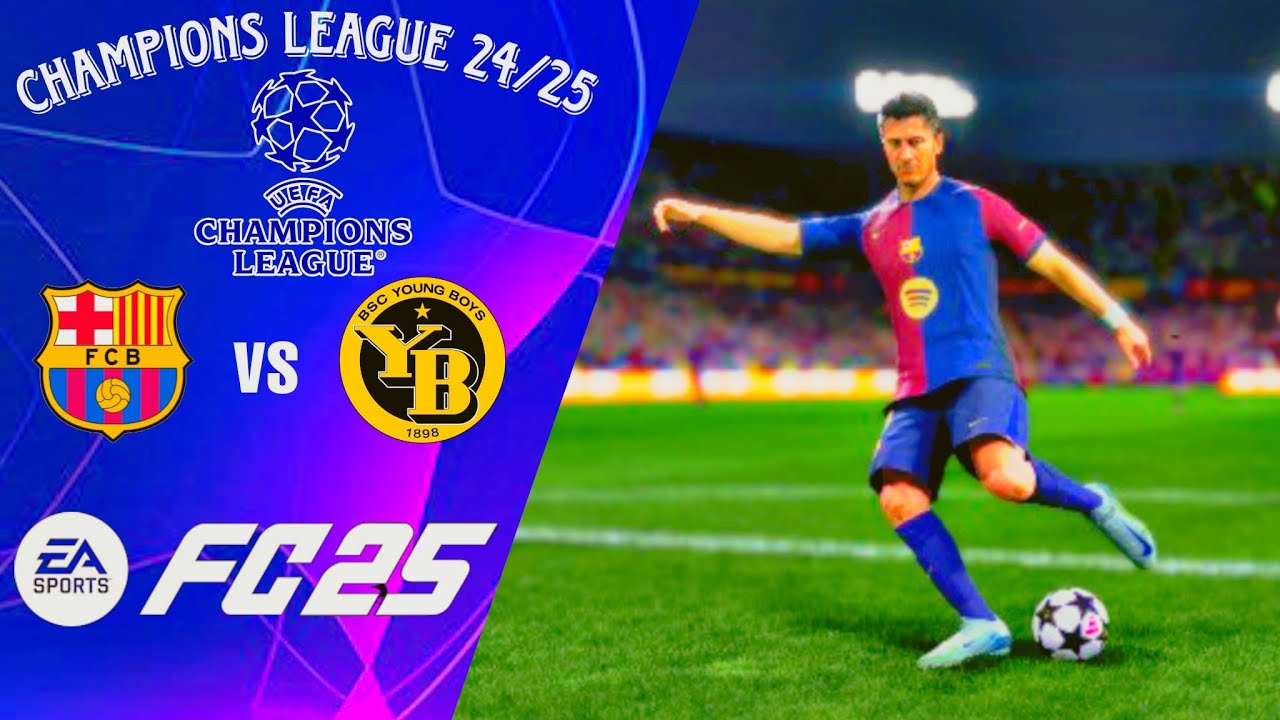 FC Barcelona Vs BSC Young Boys J2 Champions League EA Sports FC 25 ...