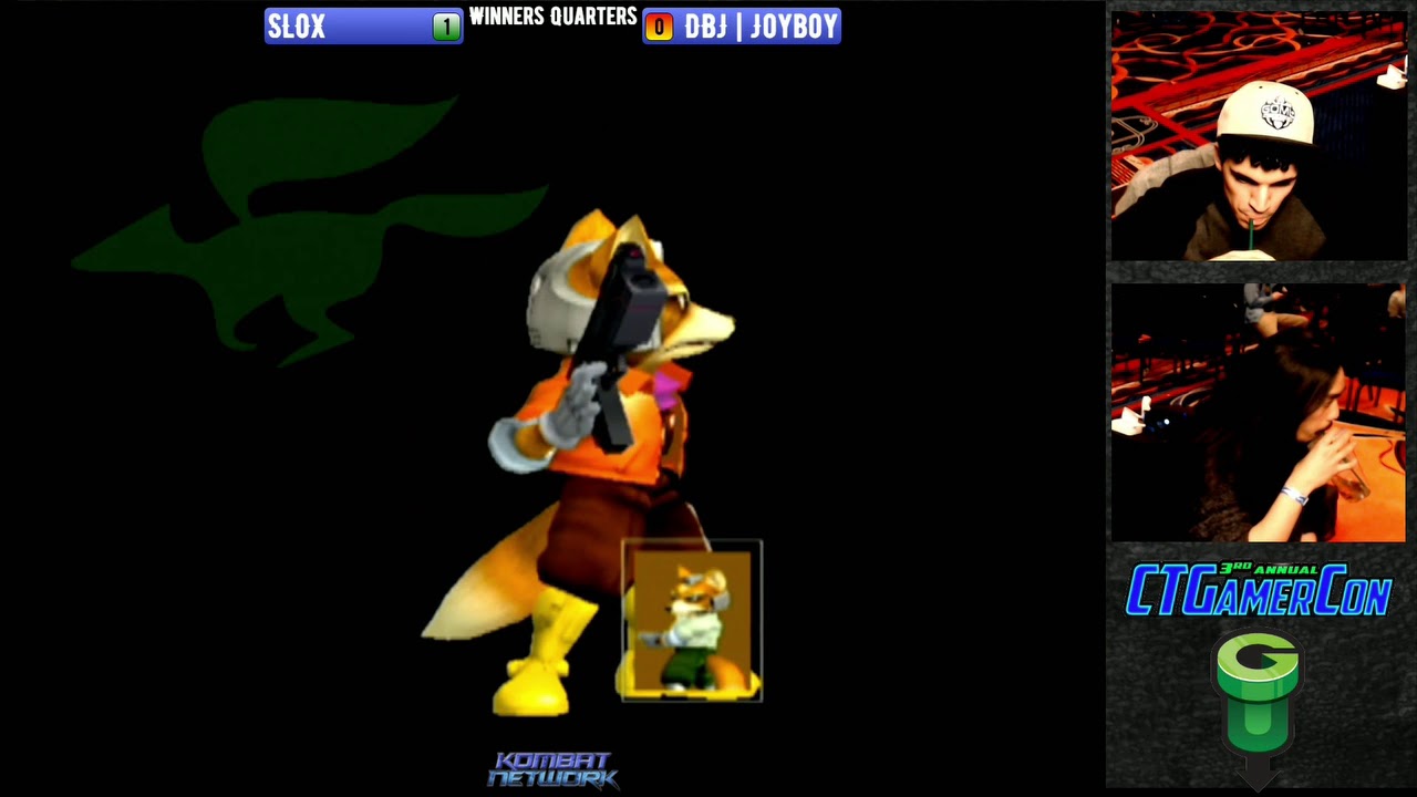 CT GamerCon 3 SSBM - Slox (Default Fox) vs. Joyboy (Red Fox) - Melee ...