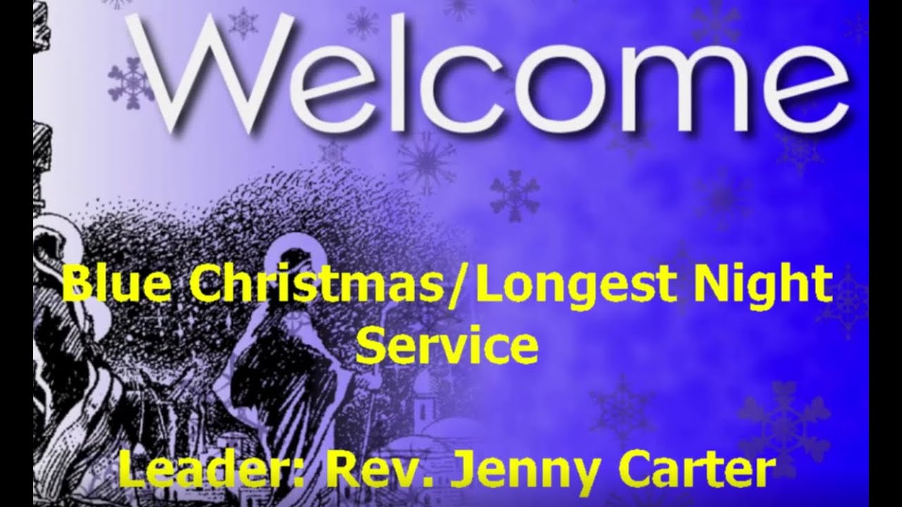 Blue Christmas Worship Service online - YouTube