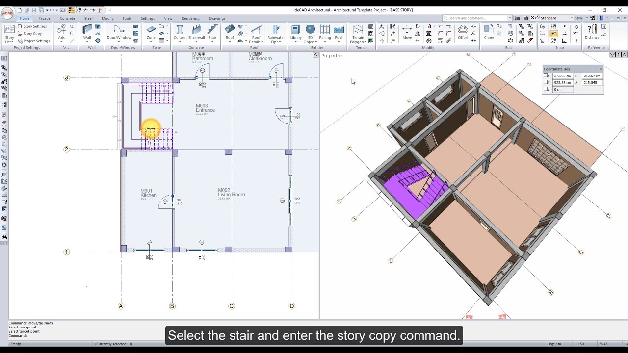 ideCAD Architectural | Stairs and Railings | BIM Software for ...