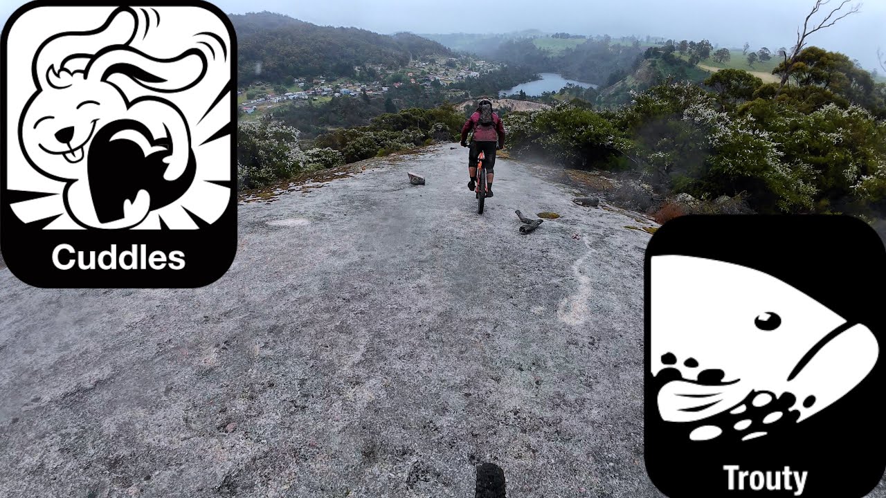 Blue Derby ICONIC Cuddles and Trouty MTB Trails - YouTube