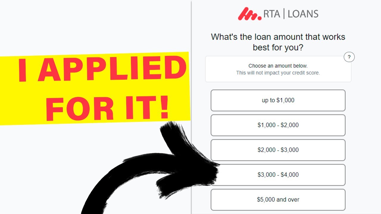 Is RTA Loans Worth a Shot? Check Out My Review - I Applied For $4,000 ...