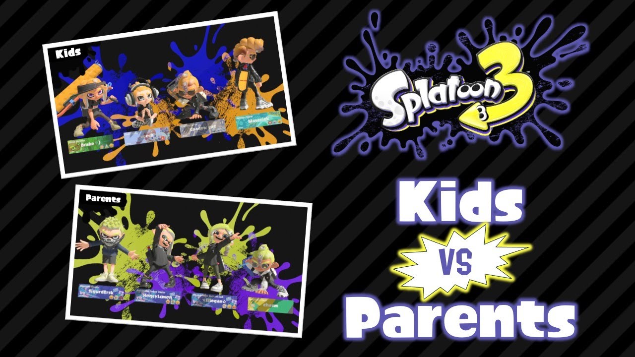 Splatoon 3: Kids vs Parents - YouTube
