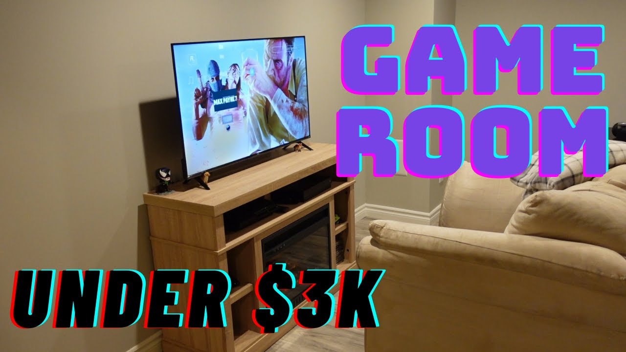 Start To Finish Gaming Room Build With Costs - YouTube