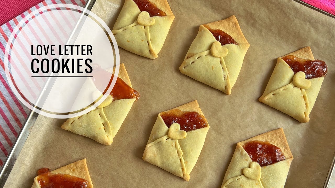 Love letters cookies recipe - YouTube