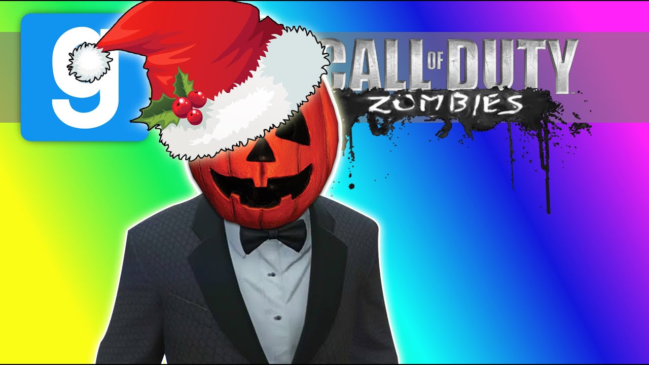 VanossGaming | Vanoss COD Zombies Funny Moments - Snowy Halloween ...