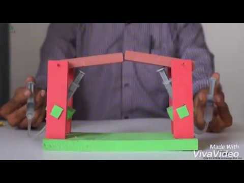 HOW TO MAKE HYDRAULIC BRIDGE MODEL !! - YouTube