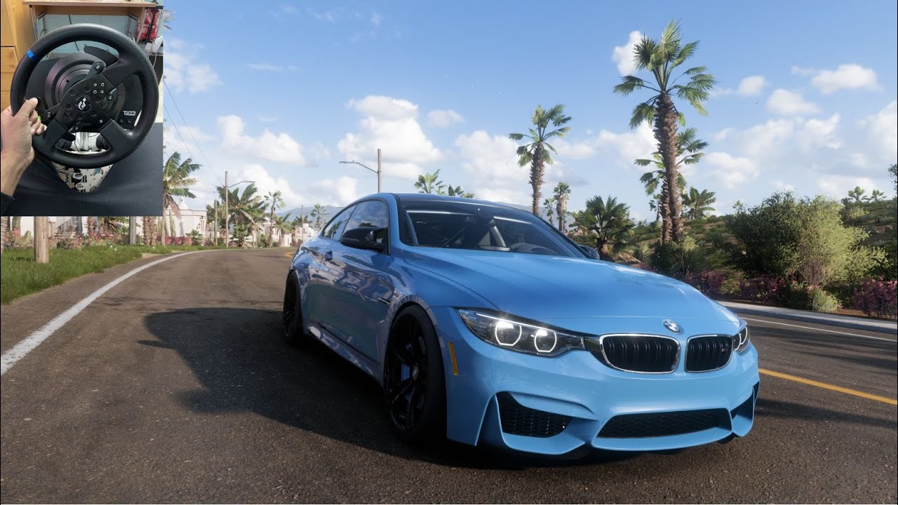 forza horizon 5 - steering wheel - BMW M4 F80 - | Thrustmaster T300RS ...