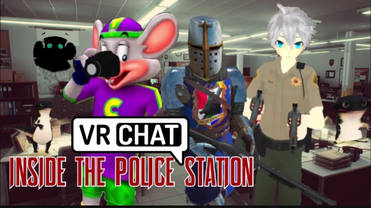 VrChat: Inside The Police Station - YouTube