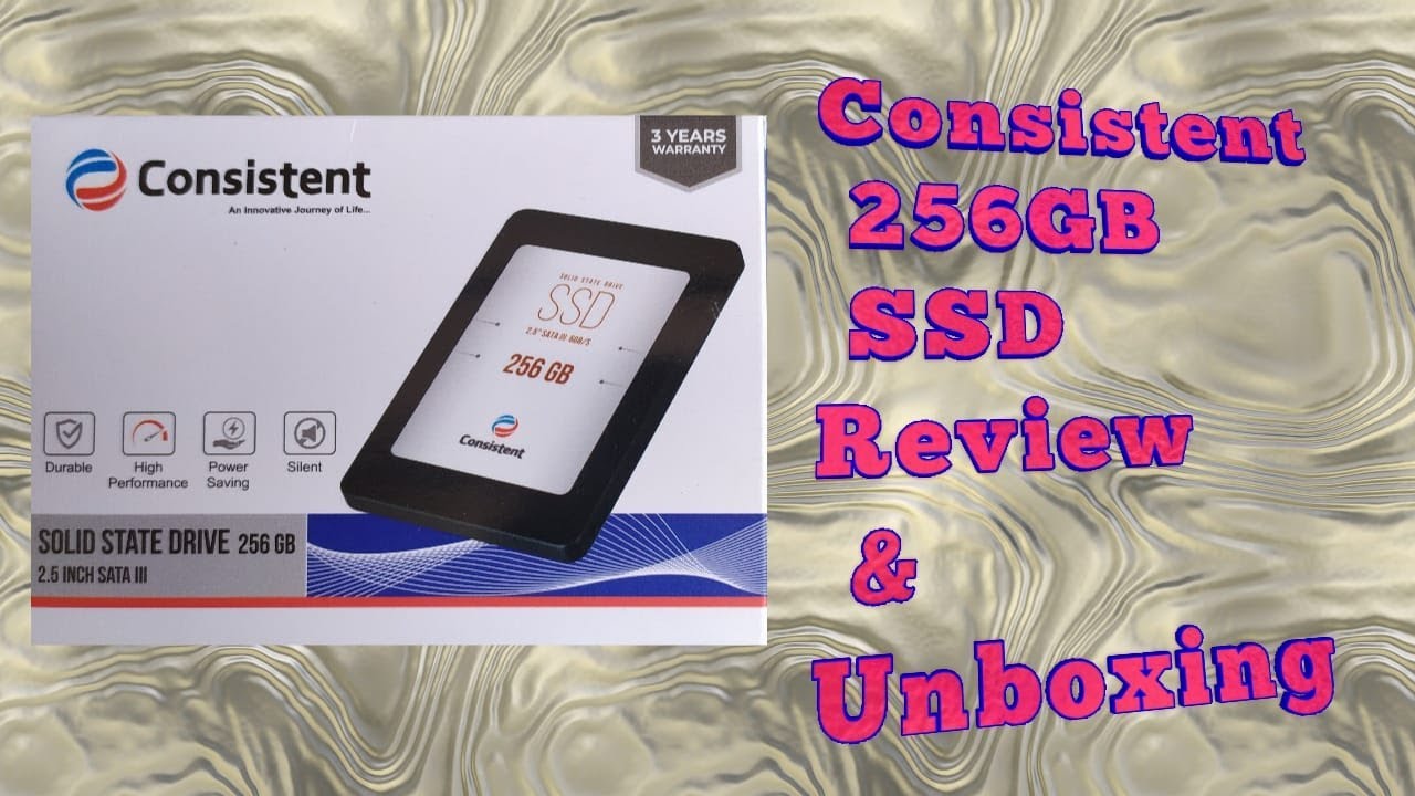Consistent 256 GB SSD speed 6GB/ sec Unboxing Review - YouTube