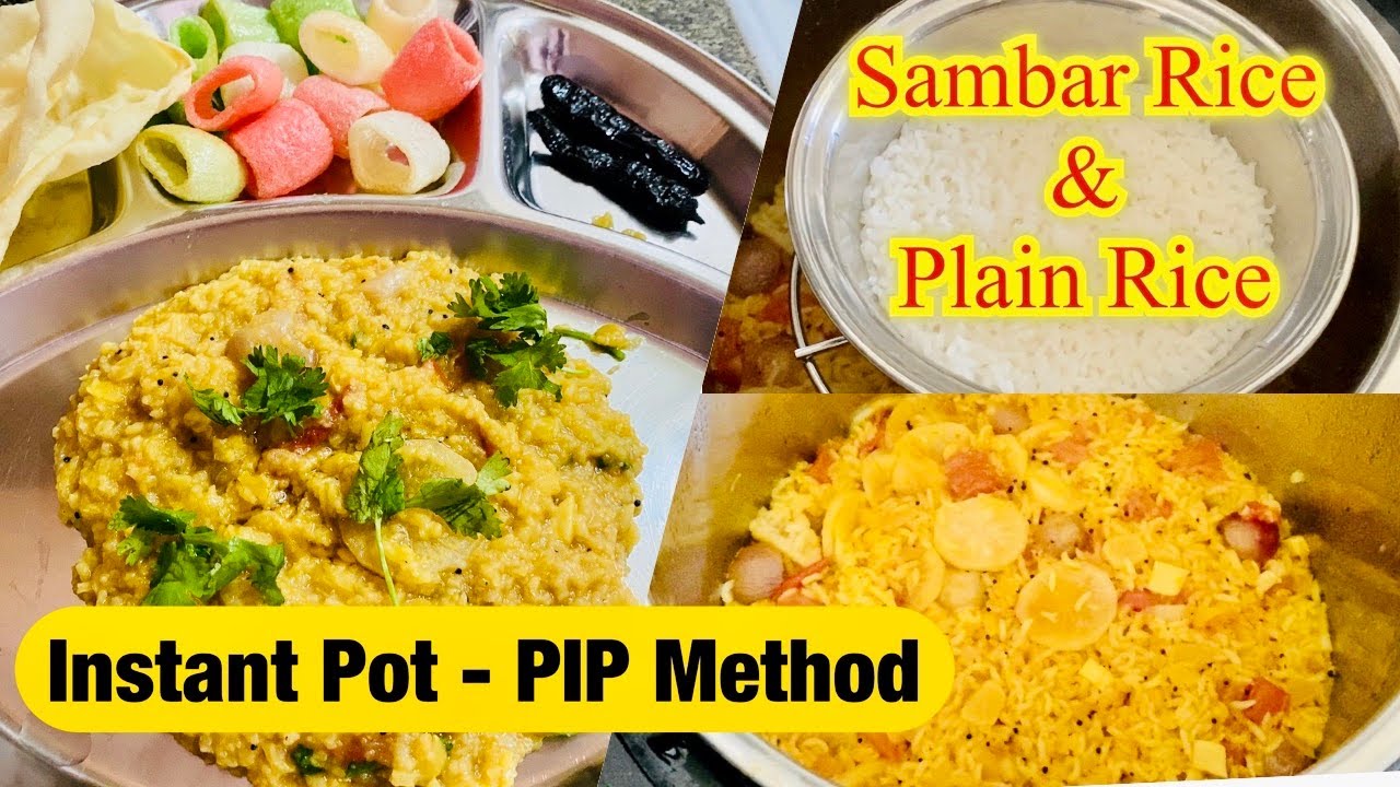 INSTANT POT COMPLETE INDIAN MEAL | EASY WORKING DAY INDIAN MEAL ...