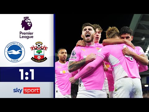 Downes schießt zum Gleichstand! | Brighton & Hove Albion - FC Southampton | Highlights - PL 2024/25