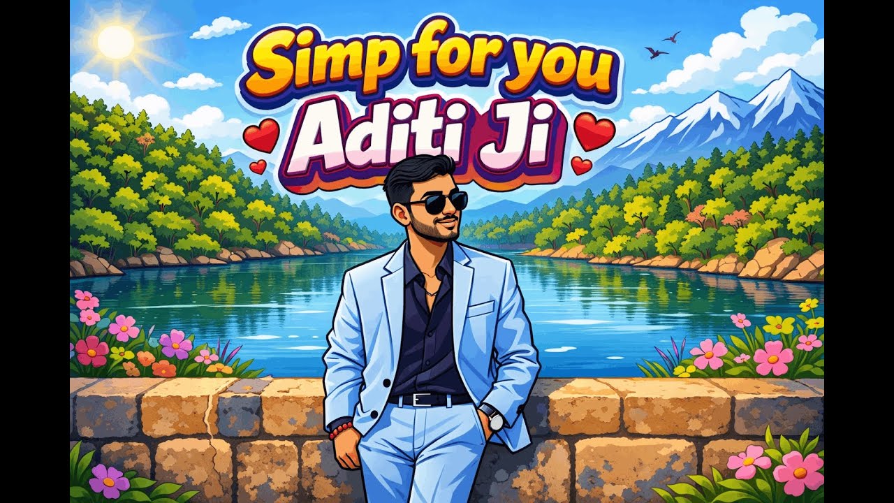 SIMP FOR YOU ADITI JI | #video #cutevideo #viralvideo #commentary - YouTube