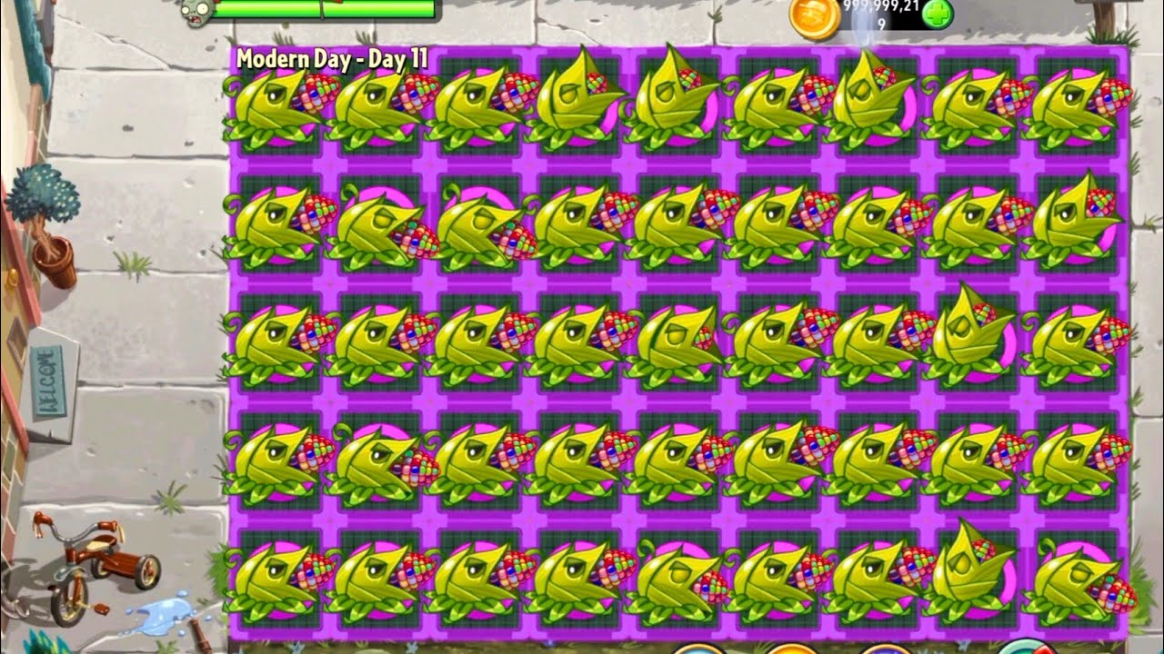 Plants Vs zombies 2 Corn Fetti Popper Vs All Zombies Gameplay Challenge ...
