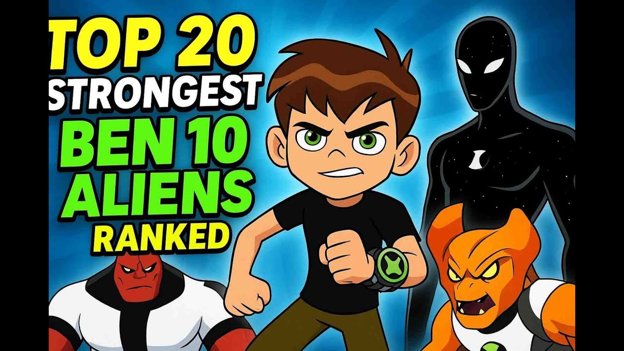 Top 20 Strongest Ben 10 Aliens Ranked 💥👽 | Ultimate Ben 10 Power List ...