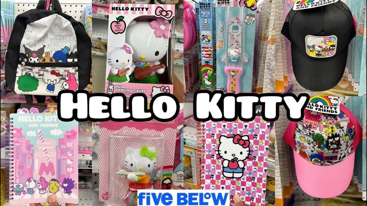 ️HELLO KITTY at FIVE BELOW 🤍 Hello Kitty Lovers Shop with me! ️ - YouTube