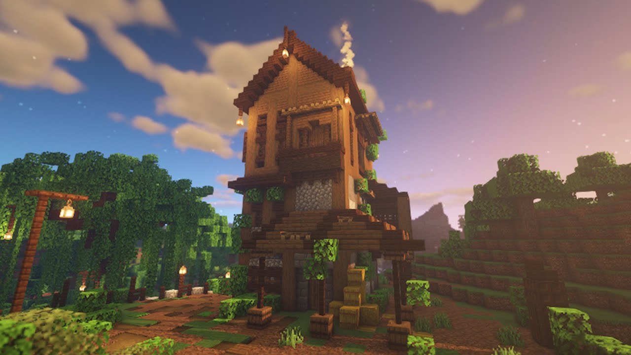 Minecraft: How to Build a Large Survival Base | House Tutorial - YouTube
