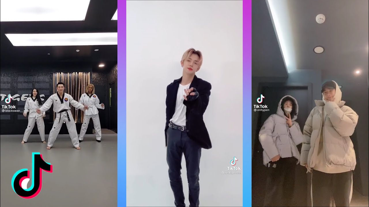 Kpop idols doing TikTok dances - YouTube