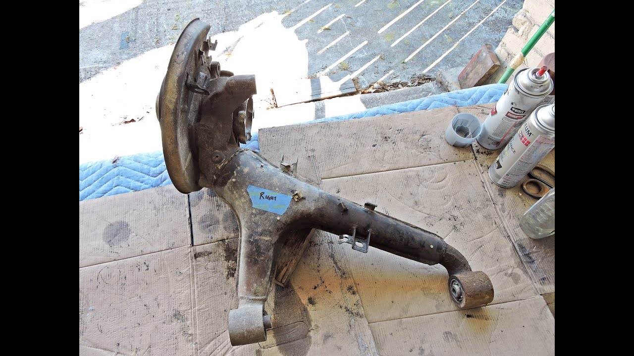 BMW E24 & E28 Rear Trailing Arm Bushings (RTAB) Removal & How To - YouTube