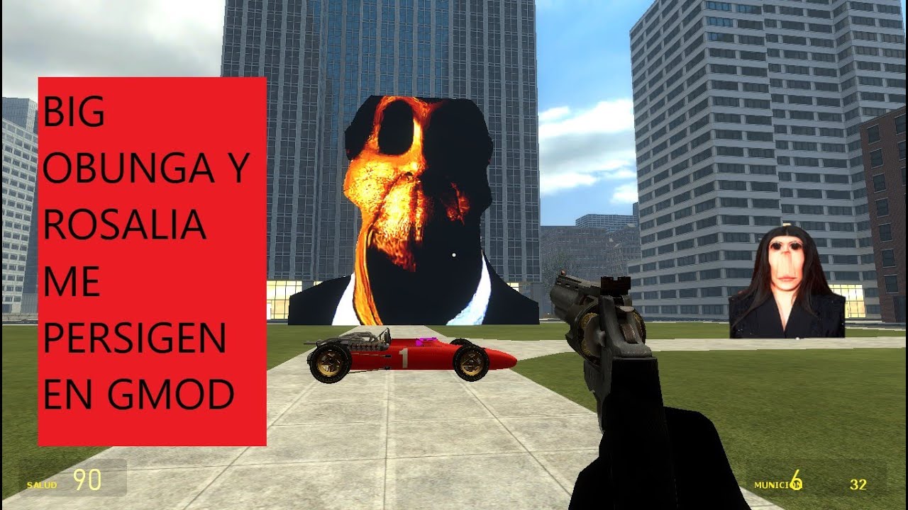 BIG OBUNGA Y ROSALIA ME PERSIGEN GMOD - YouTube