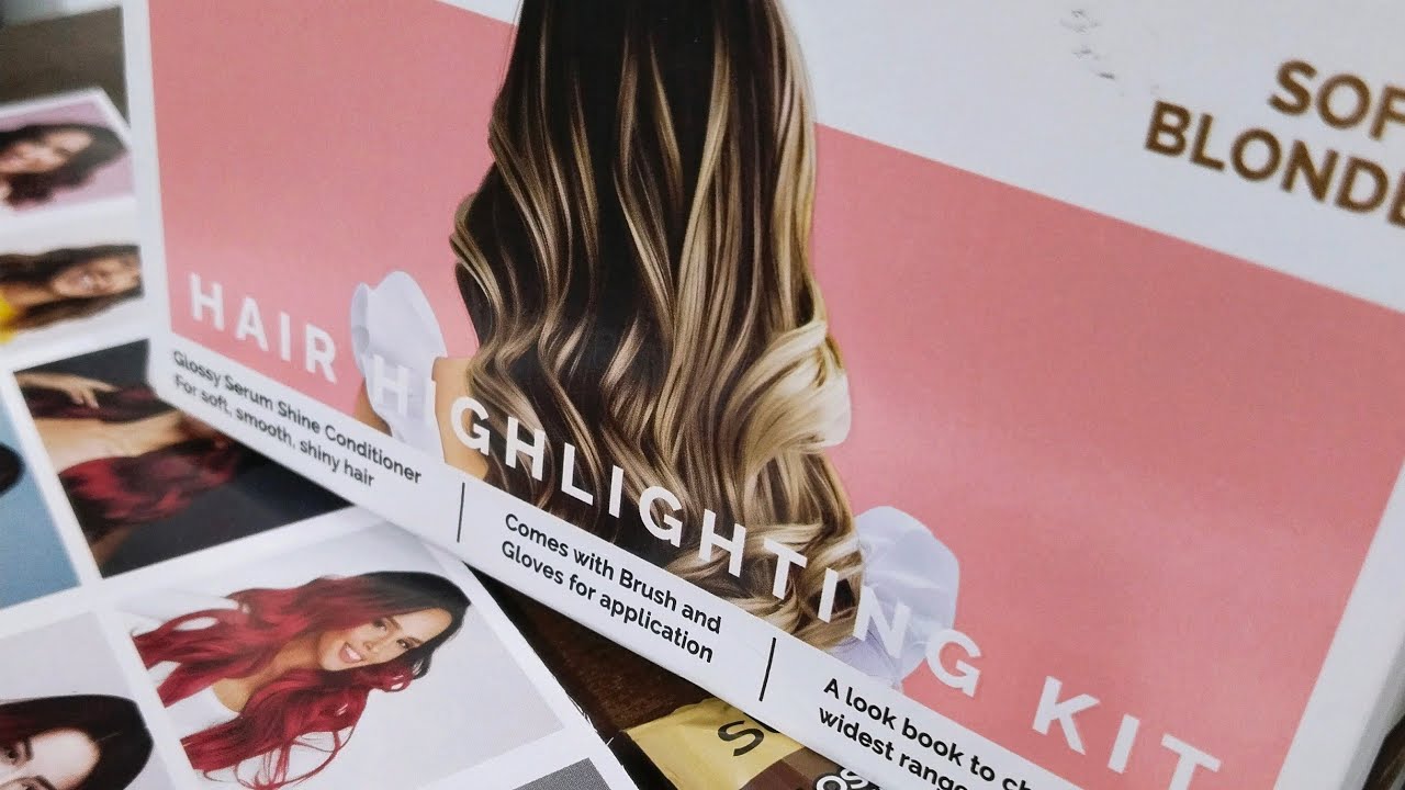 #hair highlighting kit#streax#golden brown.. best hair highlighting ...