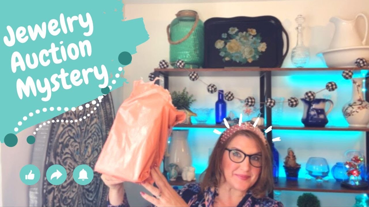 YouTube Jewelry Auction Unboxing | Mystery Jewelry to Resell on Ebay ...