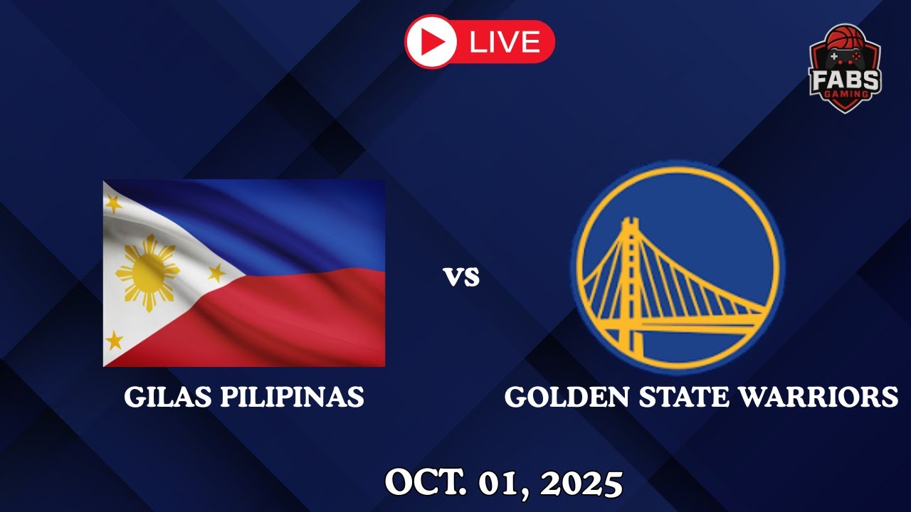 LIVE NOW: Gilas Pilipinas vs Golden State Warriors | Exhibition Game ...
