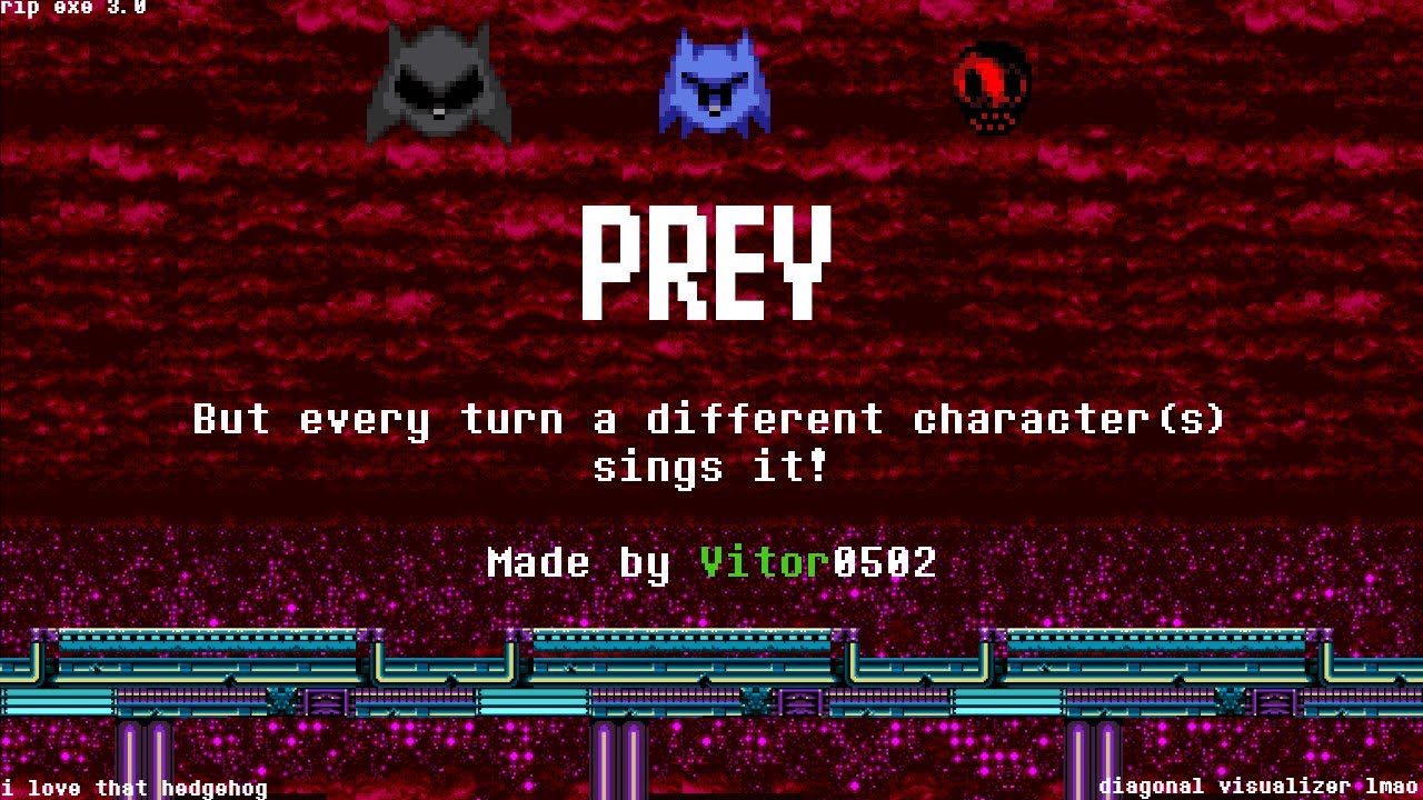 FNF: VS Sonic.EXE - Prey (2.0) but every turn a different character ...